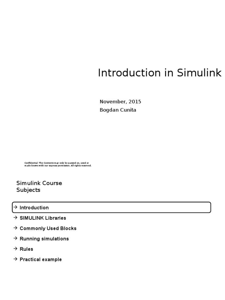 Simulink Basics Pdf Parameter Computer Programming Signal