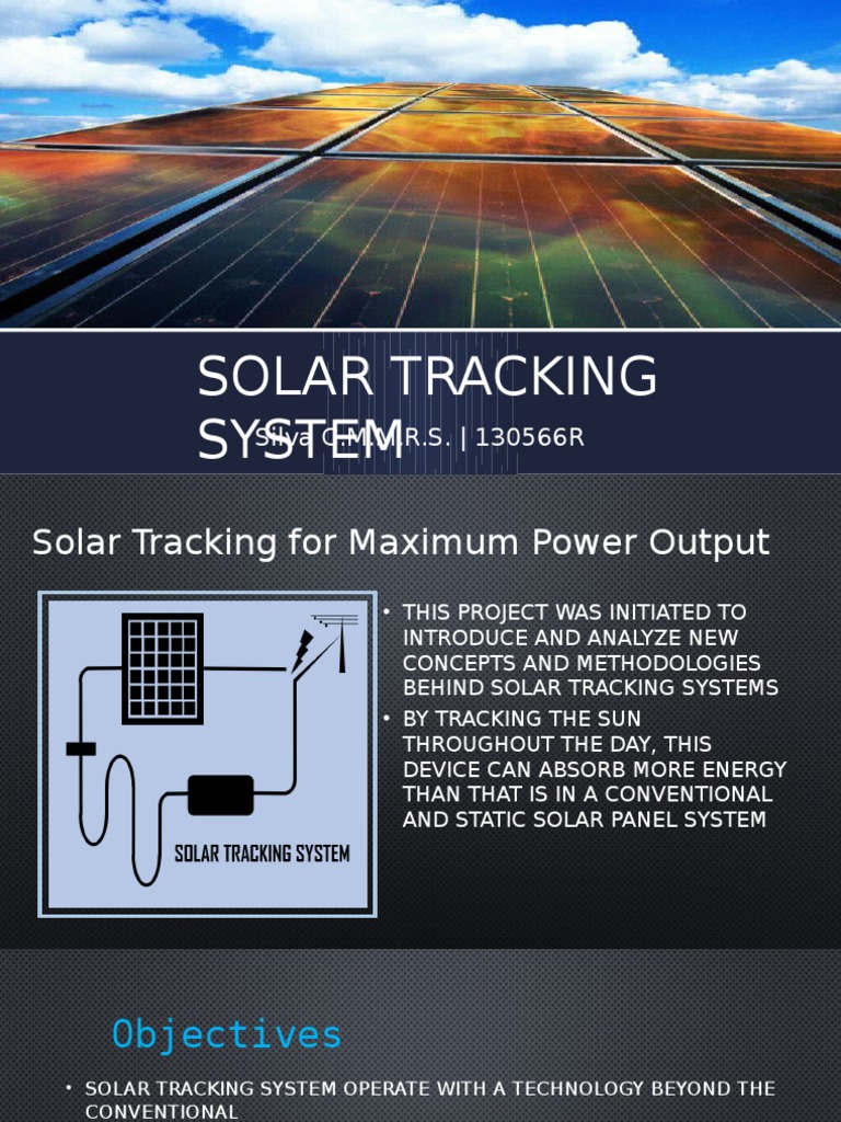 Solar Tracking System | PDF | Technology & Engineering