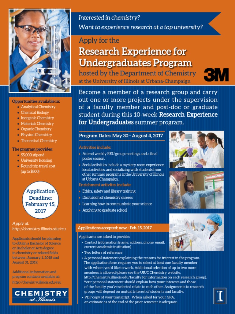 2017 Uiuc Reu Flyer | PDF