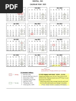 2026 Work Calendar and Shift Schedule | PDF