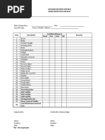Chain Block Inspection Checklist Form | PDF