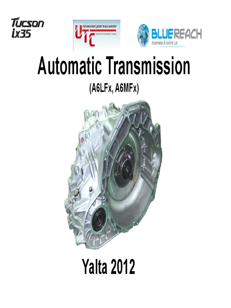 Hyundai 6 Speed Automatic Eng | Automatic Transmission | Transmission ...