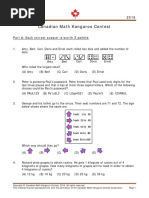 Math Kangaroo Practice Problems (Grades 1-8) | PDF | Geometry ...
