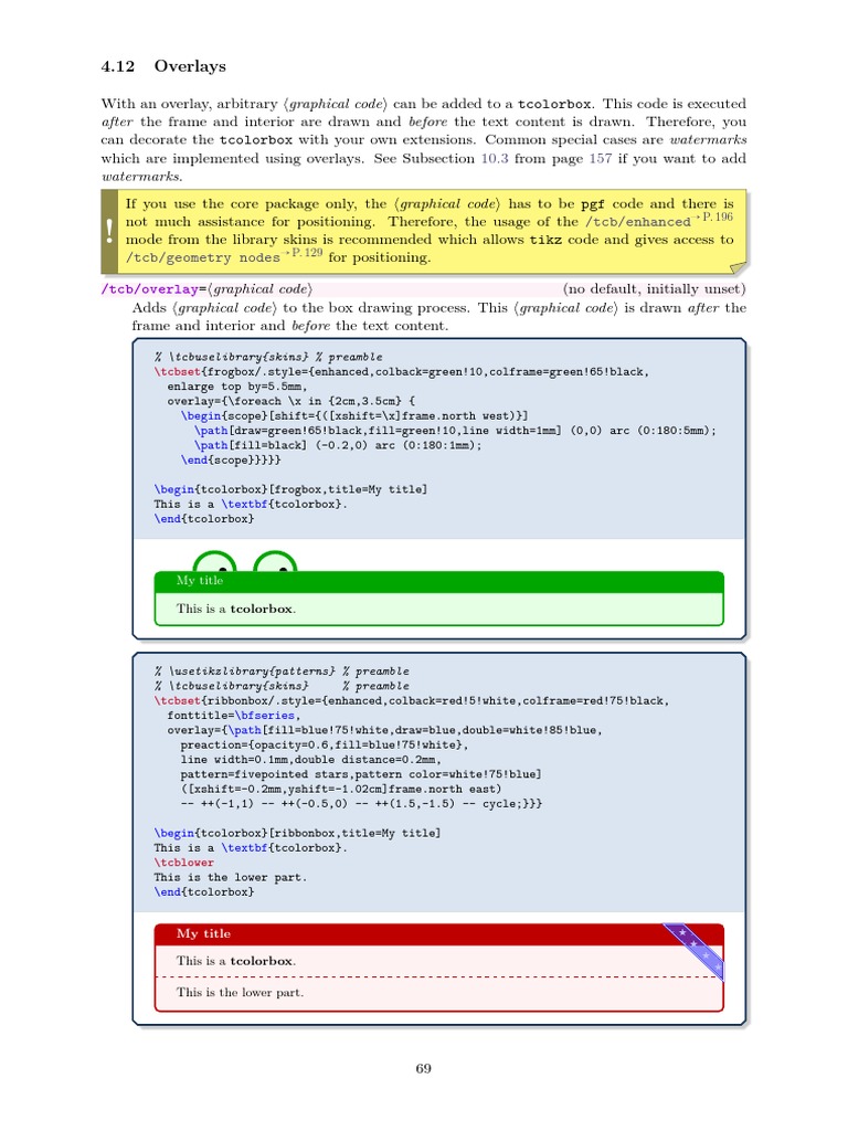Overlays with tcolorbox | PDF
