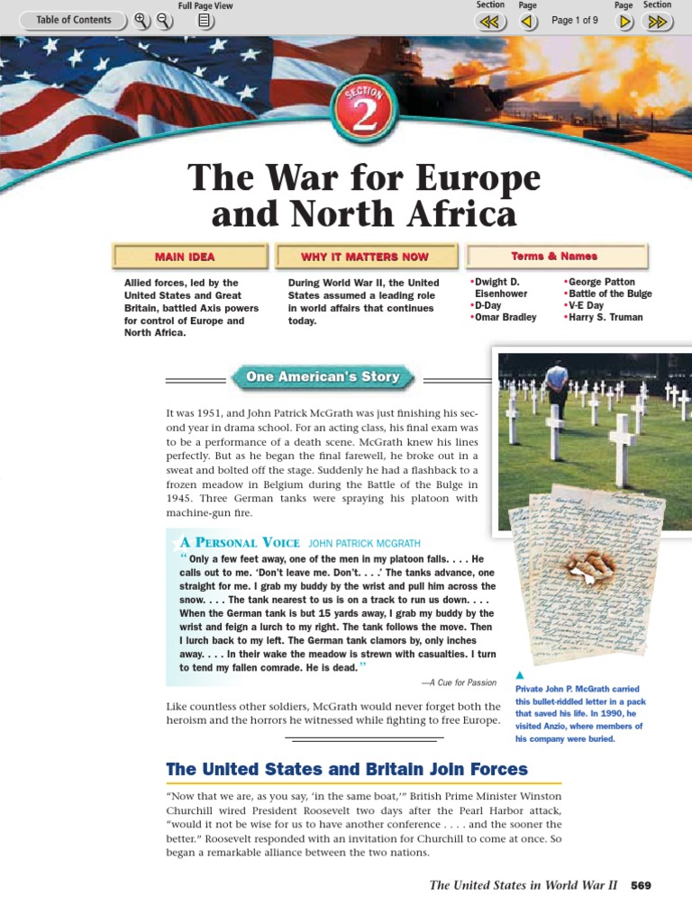 Chapter 17 Section 2 | PDF | Battle Of Stalingrad | Battle Of The Atlantic