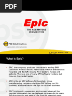 Epic Modules | PDF | Patient | Electronic Health Record