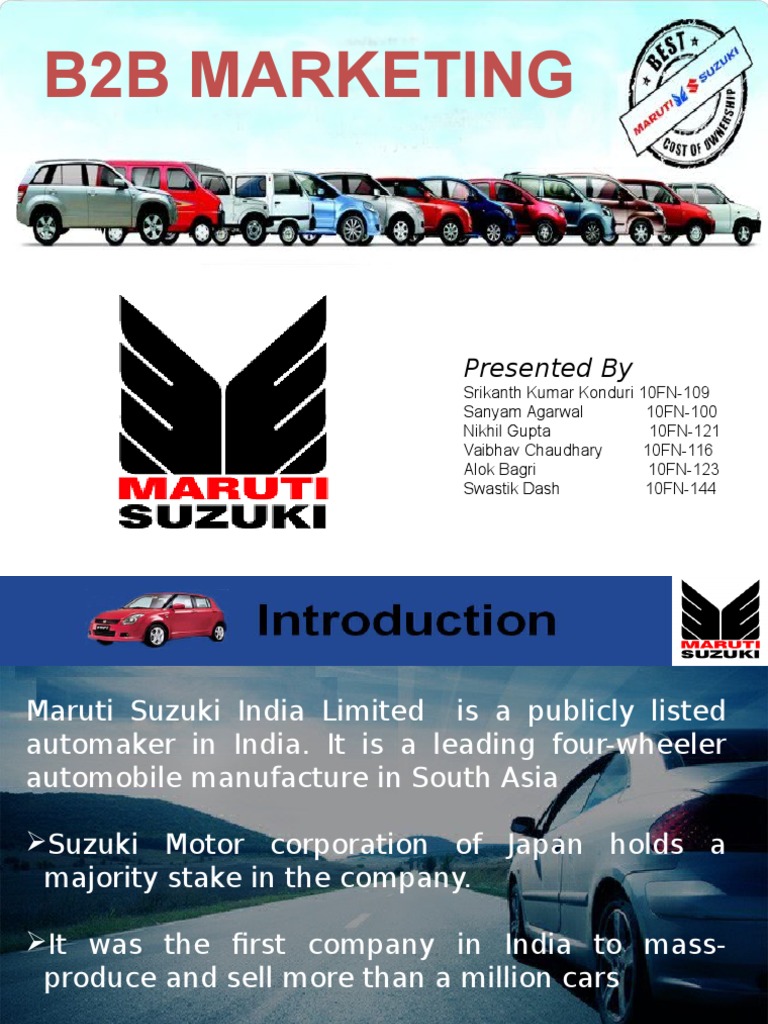 Final PPT of Maruti | PDF | Vehicle Technology | Automobiles