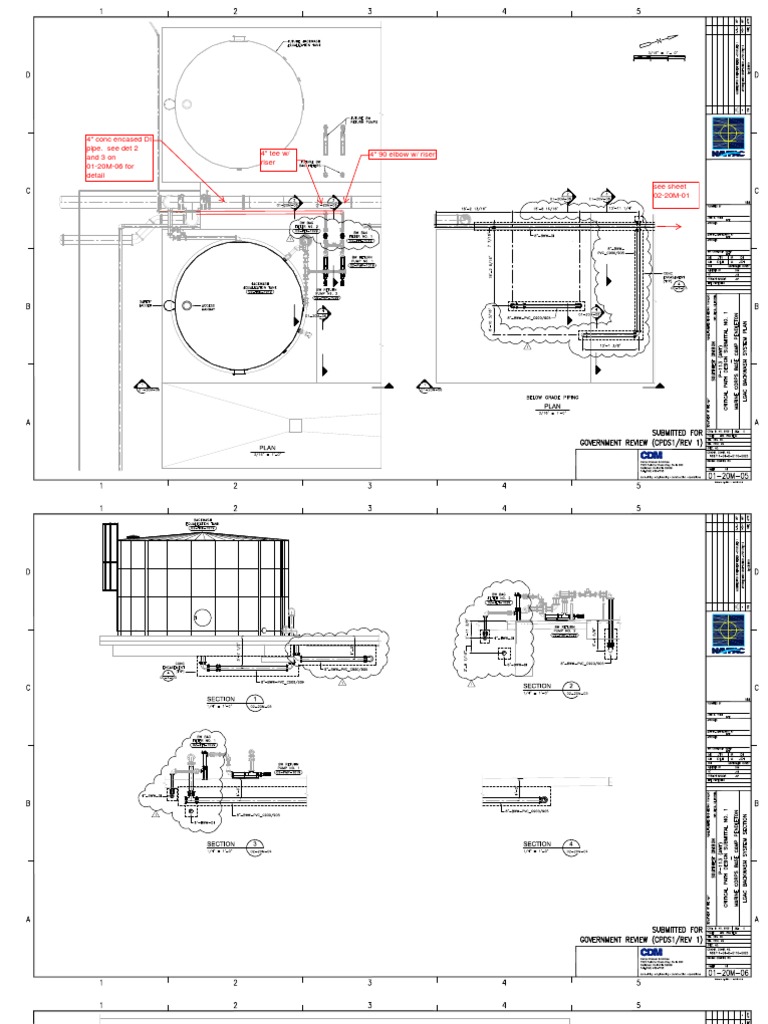 Under Slab Piping Drawing and Specs PDF | PDF | Geotechnical ...