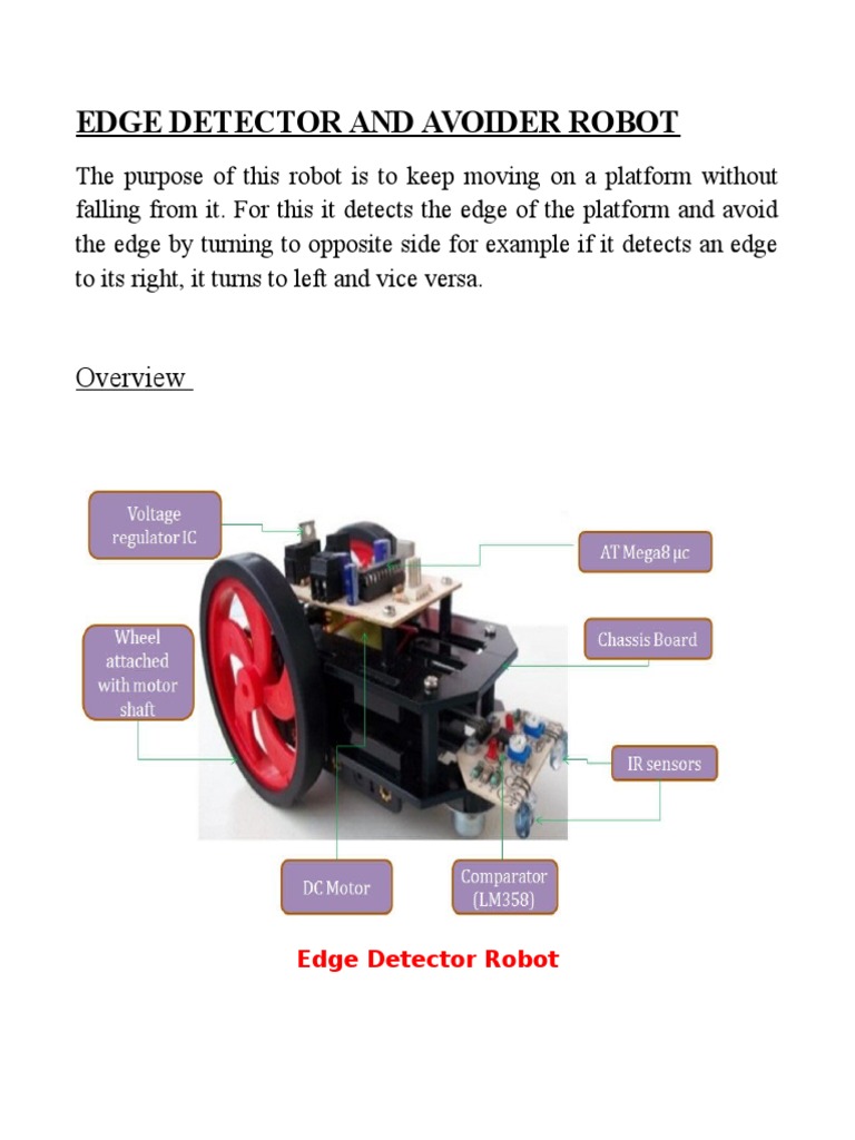Edge Detector and Avoider Robot | PDF | Sensor | Electronics