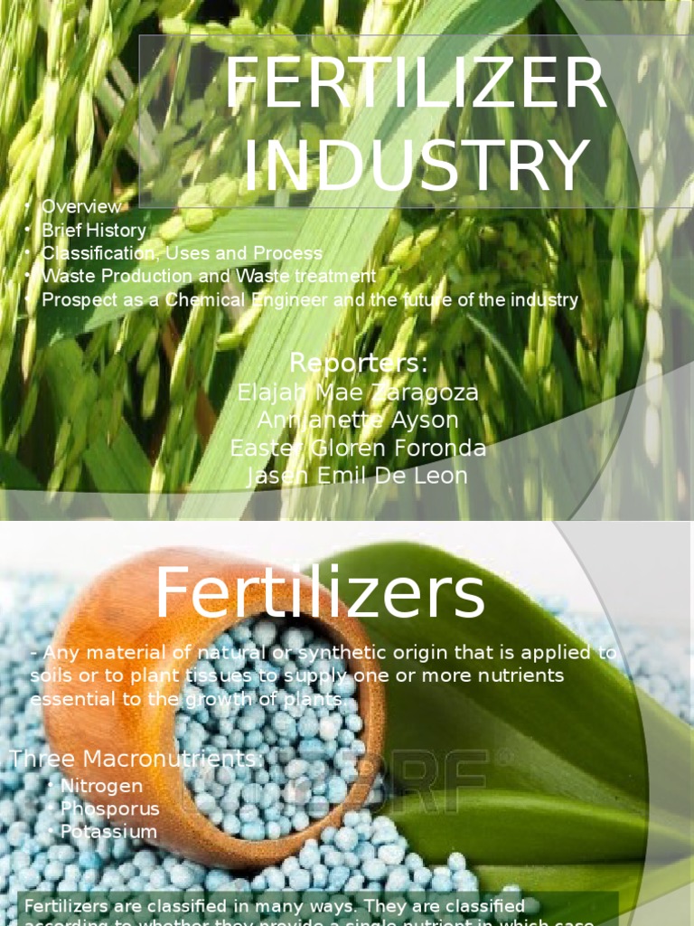 Hydrogen Fertilizer in Industry Overview | PDF | Eutrophication ...