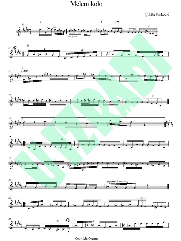 Ljubisa Pavkovic-Melem Kolo | PDF