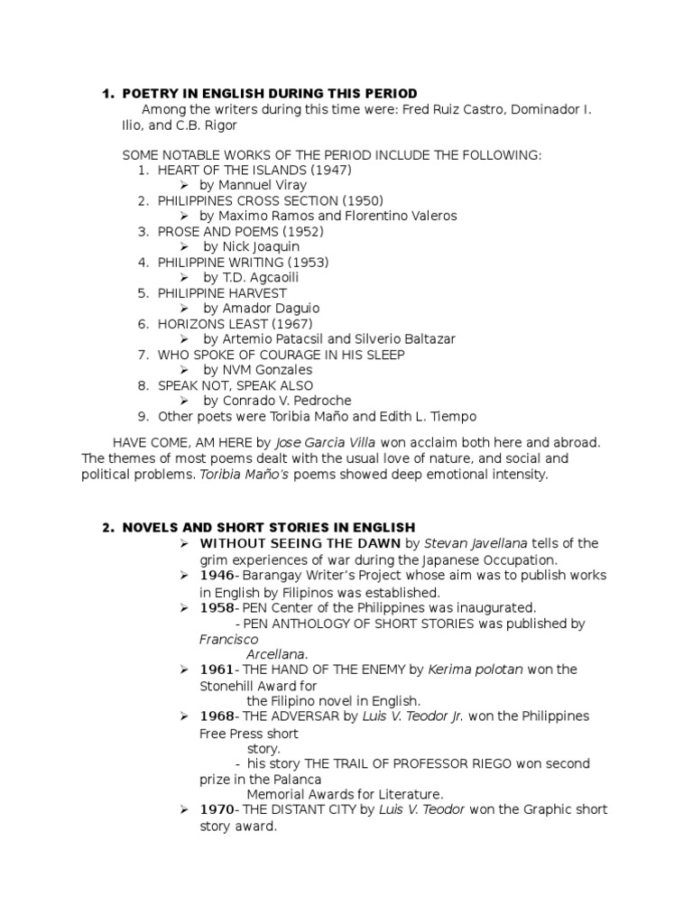 Poetry in English During This Period | PDF