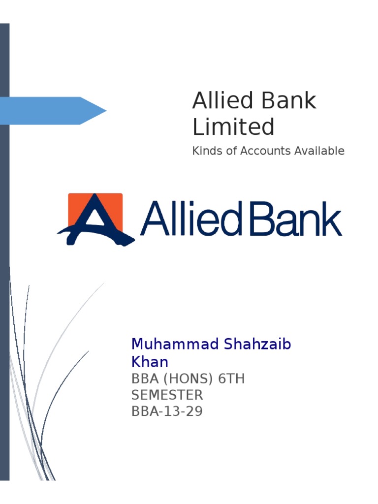 Allied Bank Different Accounts | PDF | Transaction Account | Debit Card