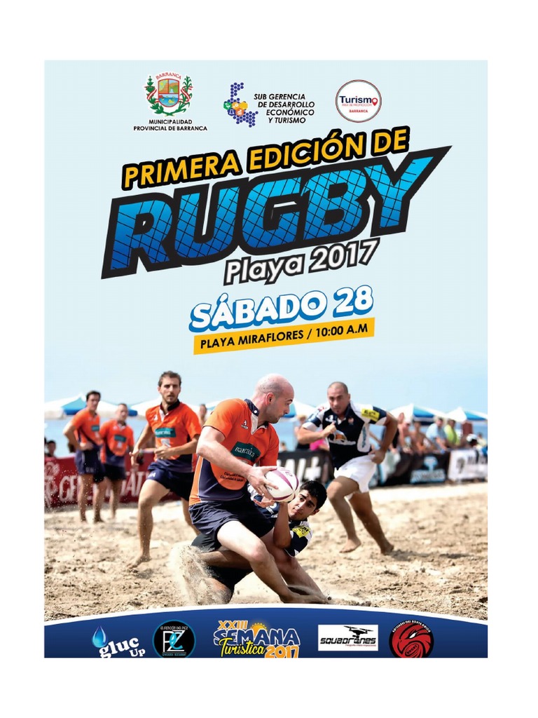 Bases y Normas Del Campeonato de Rugby Playa | PDF | Fútbol rugby ...