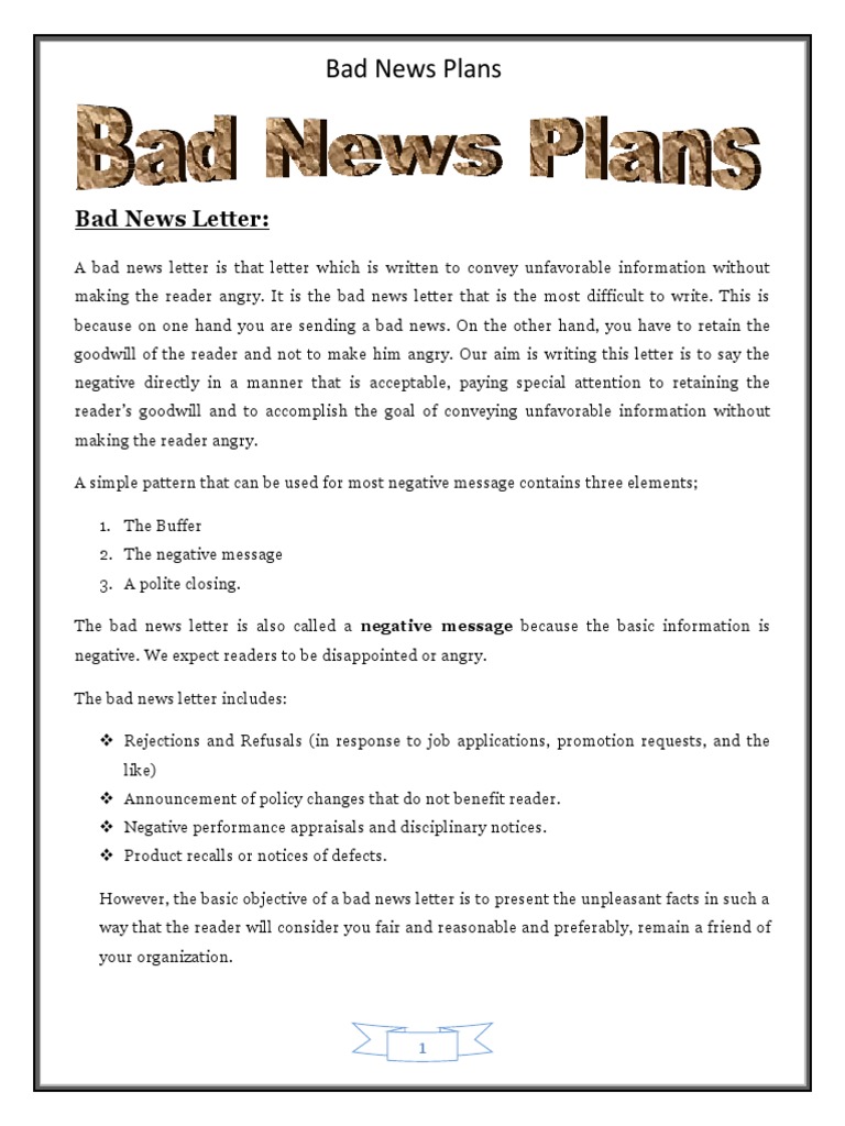 Assignment Bad News Letter | Download Free PDF | Defamation | Violence