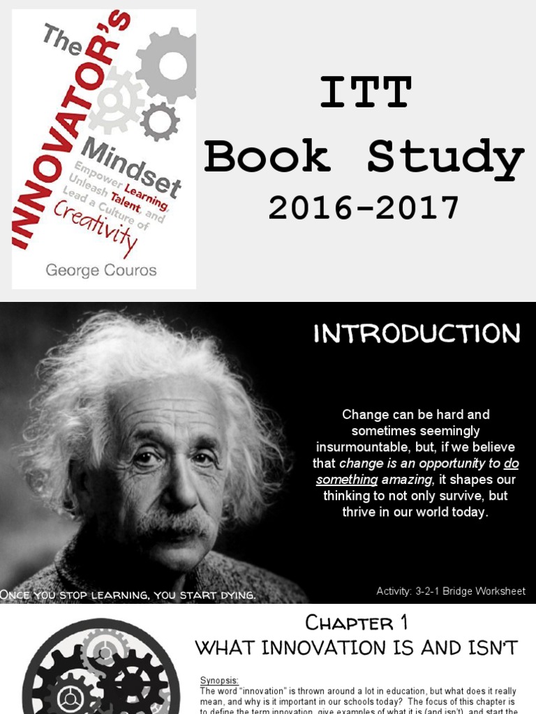 Innovators Mindset Book Study Activities | PDF | Mindset | Innovation