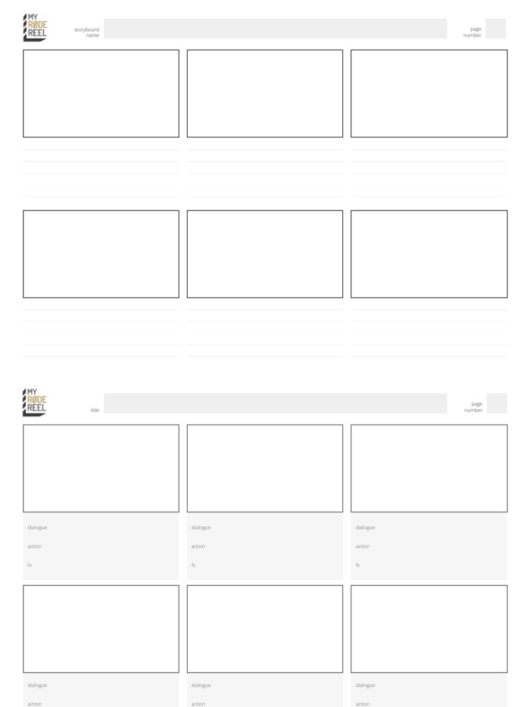 Storyboard Template | PDF