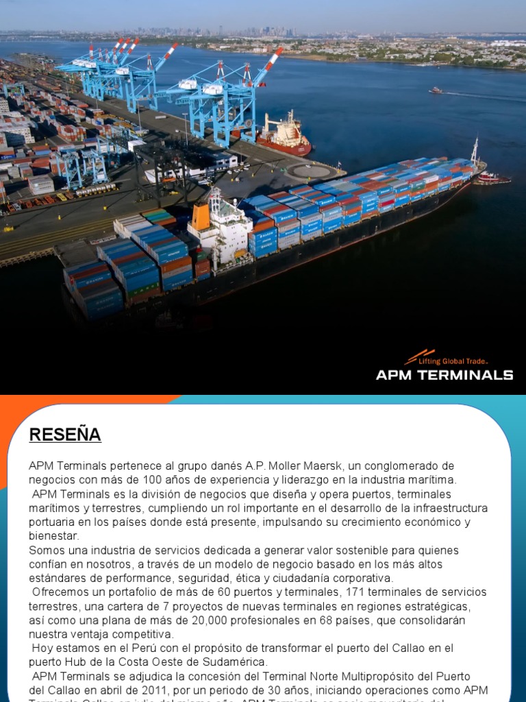 Adm Apm Terminals - Trabajo | PDF | Perú | Servicio de envío