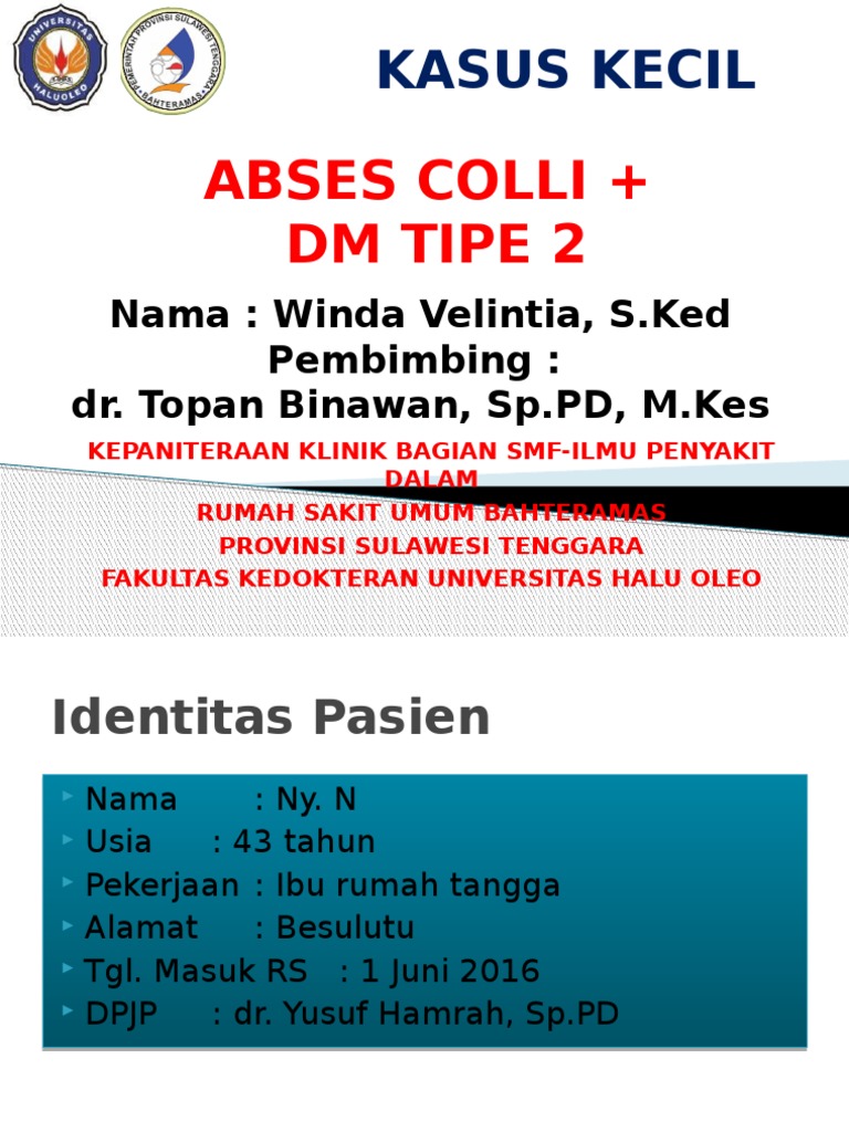 Abses Colli WINDA | PDF
