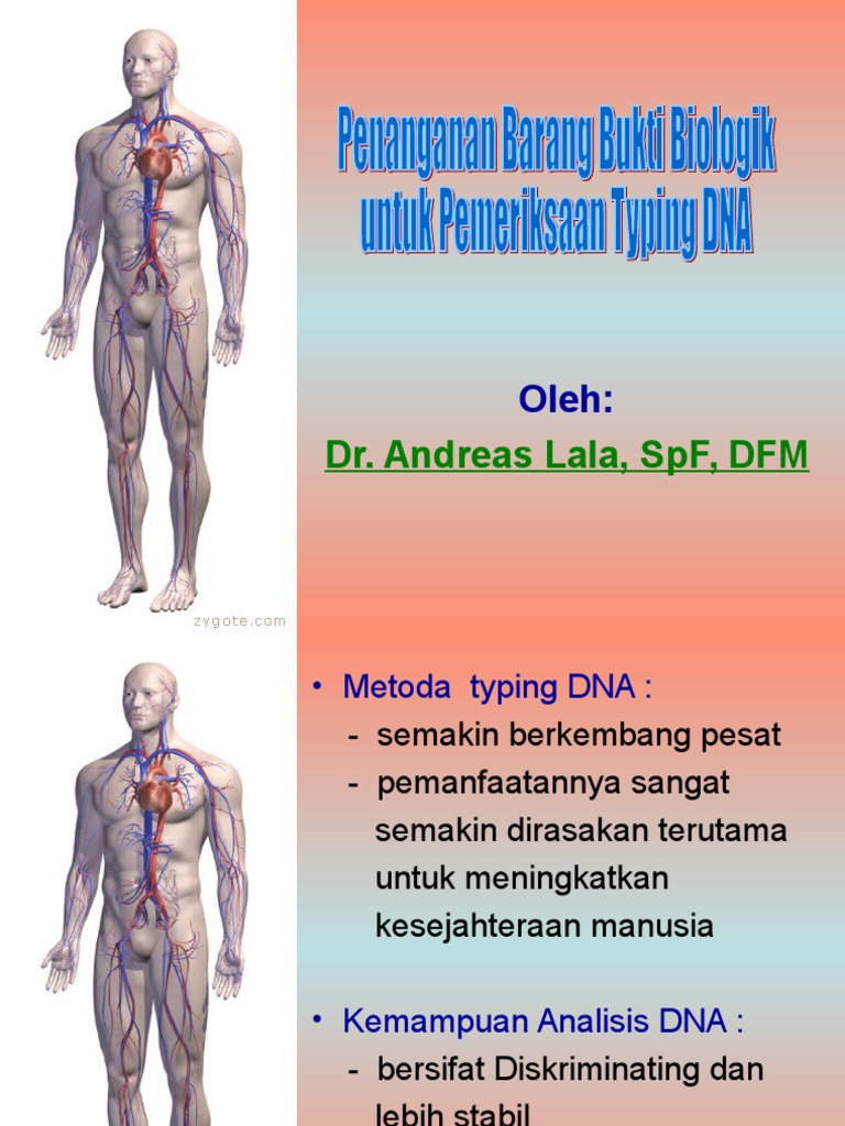 Aplikasi Ilmu Forensik DNA | PDF