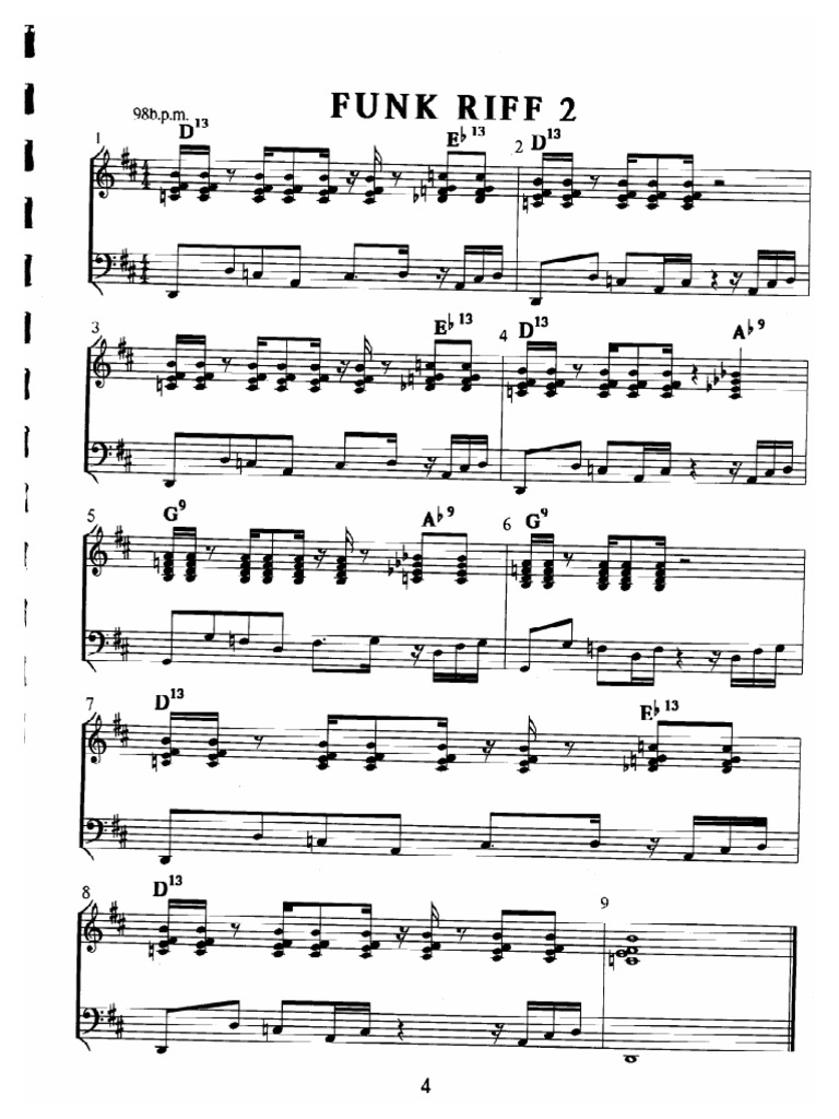Funk Riff 2 Pdf