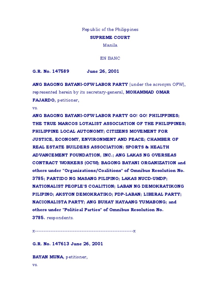 Republic of The Philippines | PDF | United States Congress | American ...