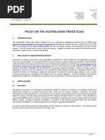 Australian Model Triage Scale | PDF | Emergency Department | Patient