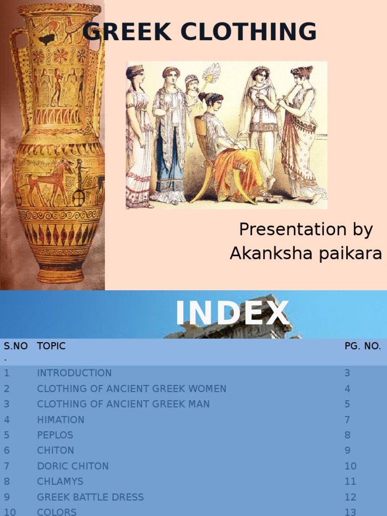 Greek clothing | Clothing | Fashion & Beauty