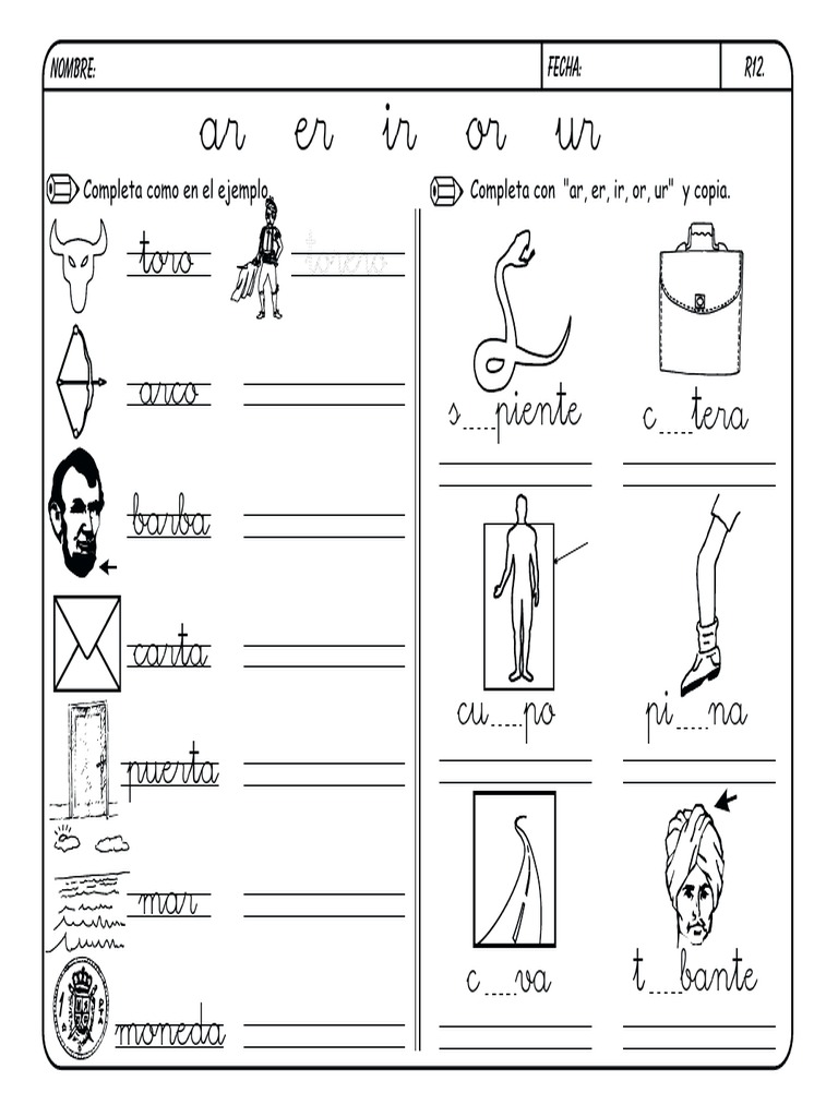 Ejercicios Erre | PDF | Ocio