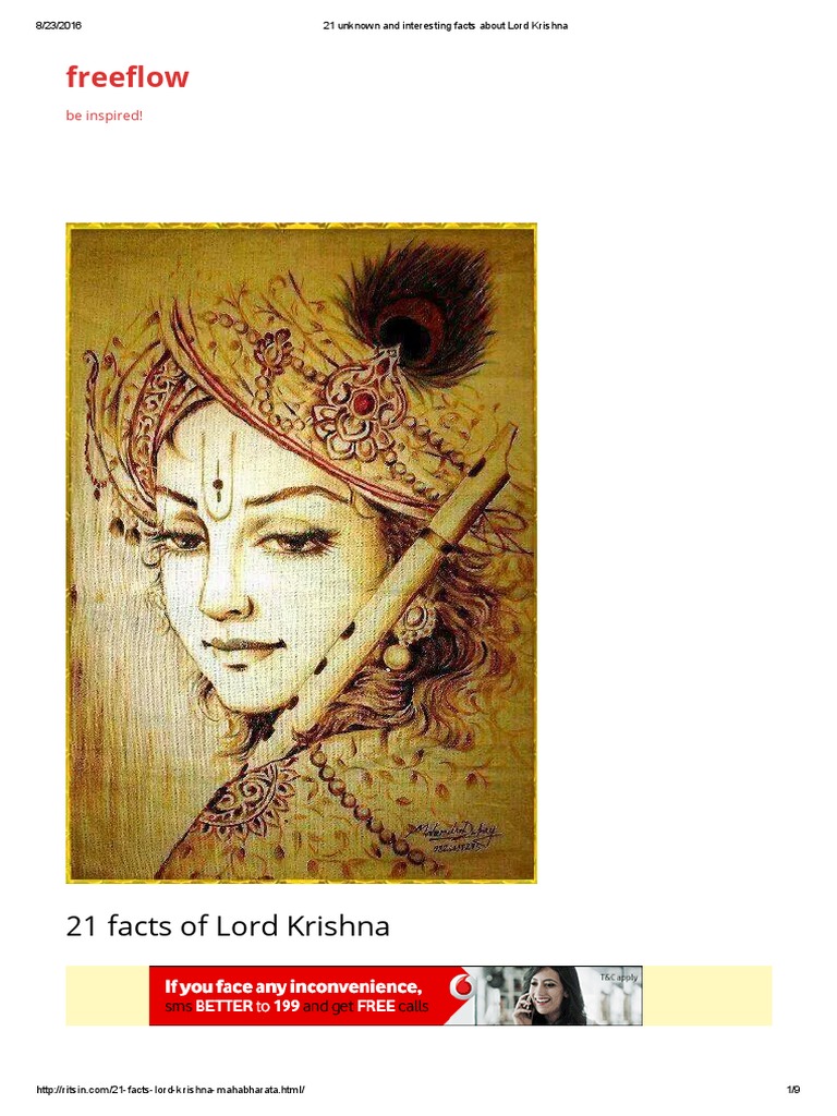 21 Unknown and Interesting Facts About Lord Krishna | PDF | Krishna ...