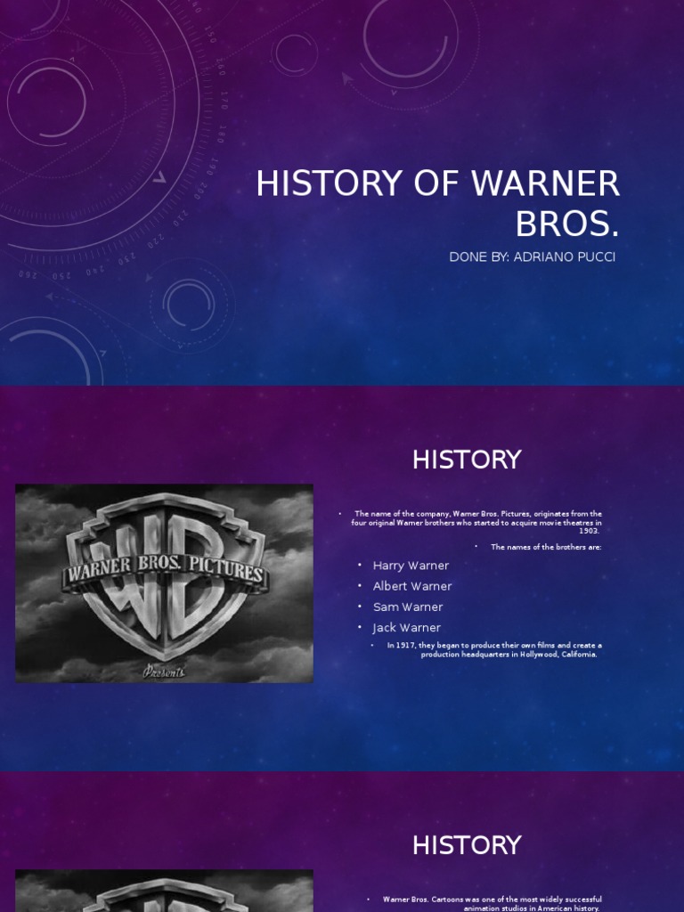 History of Warner Bros | PDF