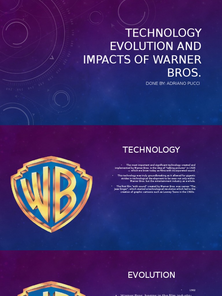 Techonology Evolution of Warner Bros | PDF