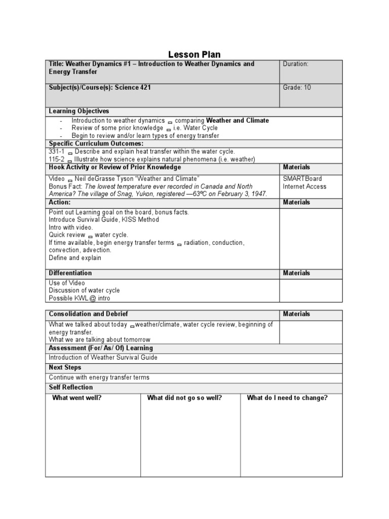 Lesson Plan: America? The Village of Snag, Yukon, Registered - 63ºC On ...