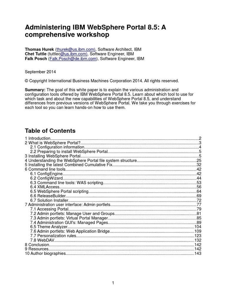 Portal 85 Admin Workshop | PDF | Command Line Interface | World Wide Web