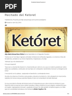 LA KETORET (Hebreo y Español) | PDF | Tora | Religión y creencia