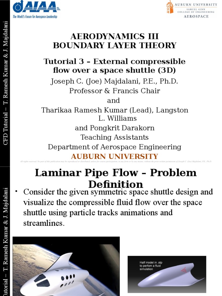 T03 CFD Tutorial 3 - Flow Over A Space Shuttle | Download Free PDF ...