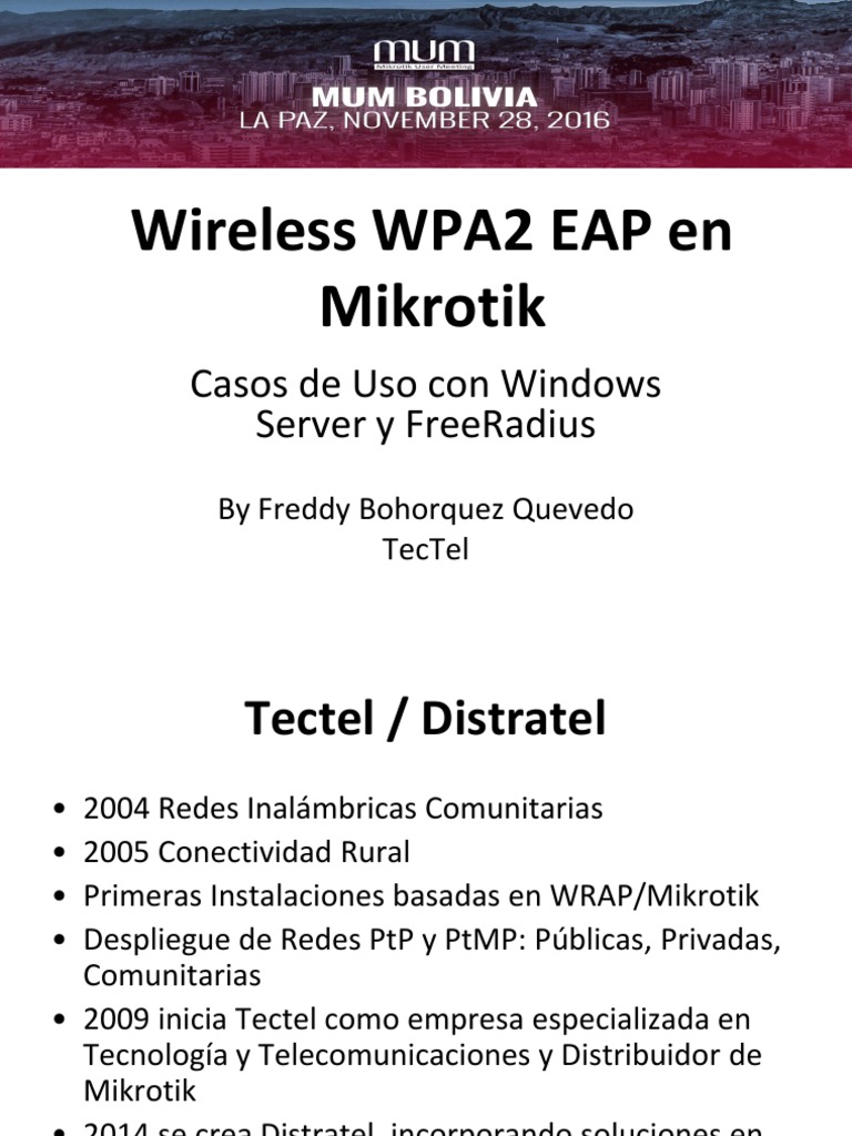 Mikrotik Wireless WPA2 EAP | PDF | Radio | Ieee 802.11