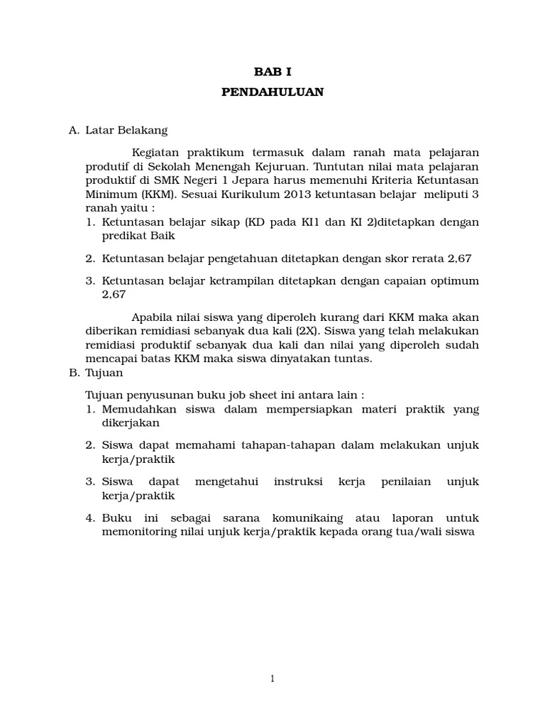 Buku Job Sheet Praktik Sistem Komputer | PDF