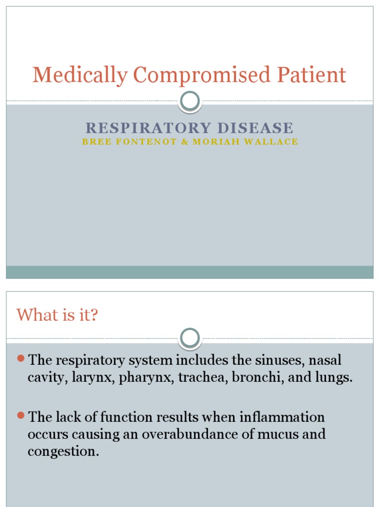Respiratory Disease | PDF | Bronchitis | Chronic Obstructive Pulmonary ...