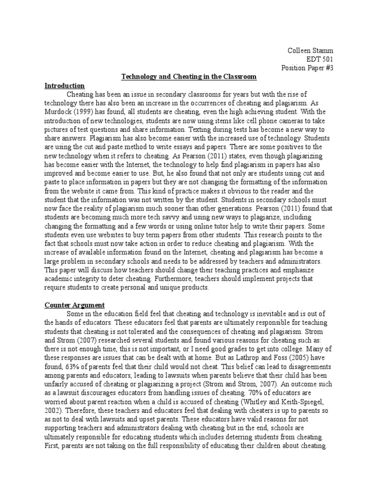 Reducing Cheating with Teaching Practices | PDF | Academic Integrity ...