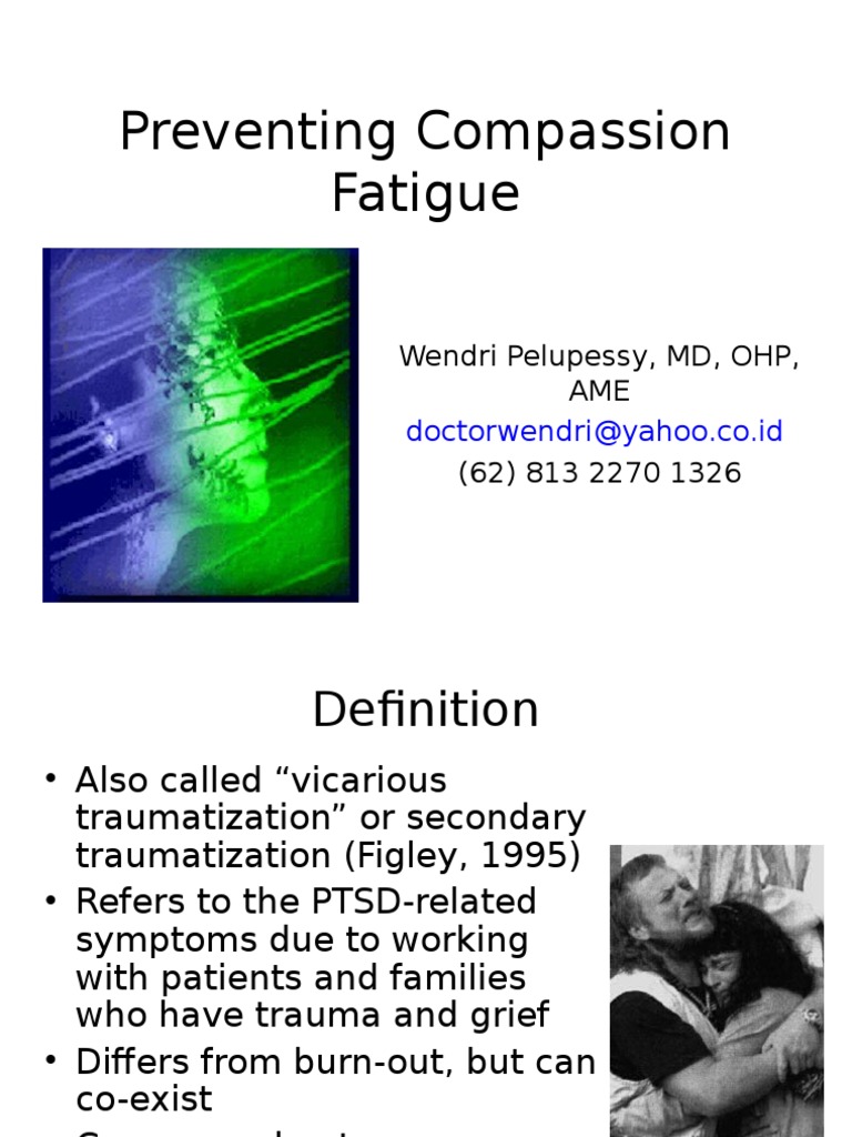 Preventing Compassion Fatigue | PDF | Grief | Psychological Trauma