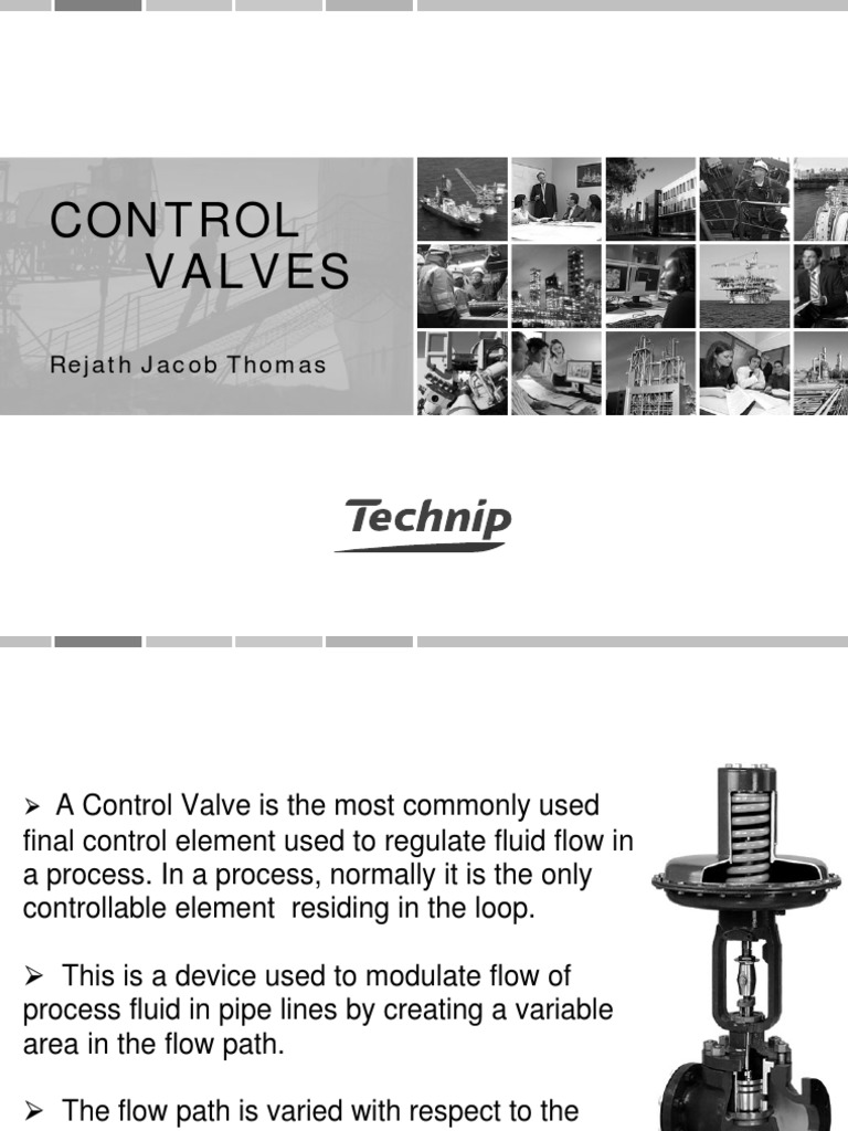 Control Valves: Rejath Jacob Thomas | PDF | Valve | Leak