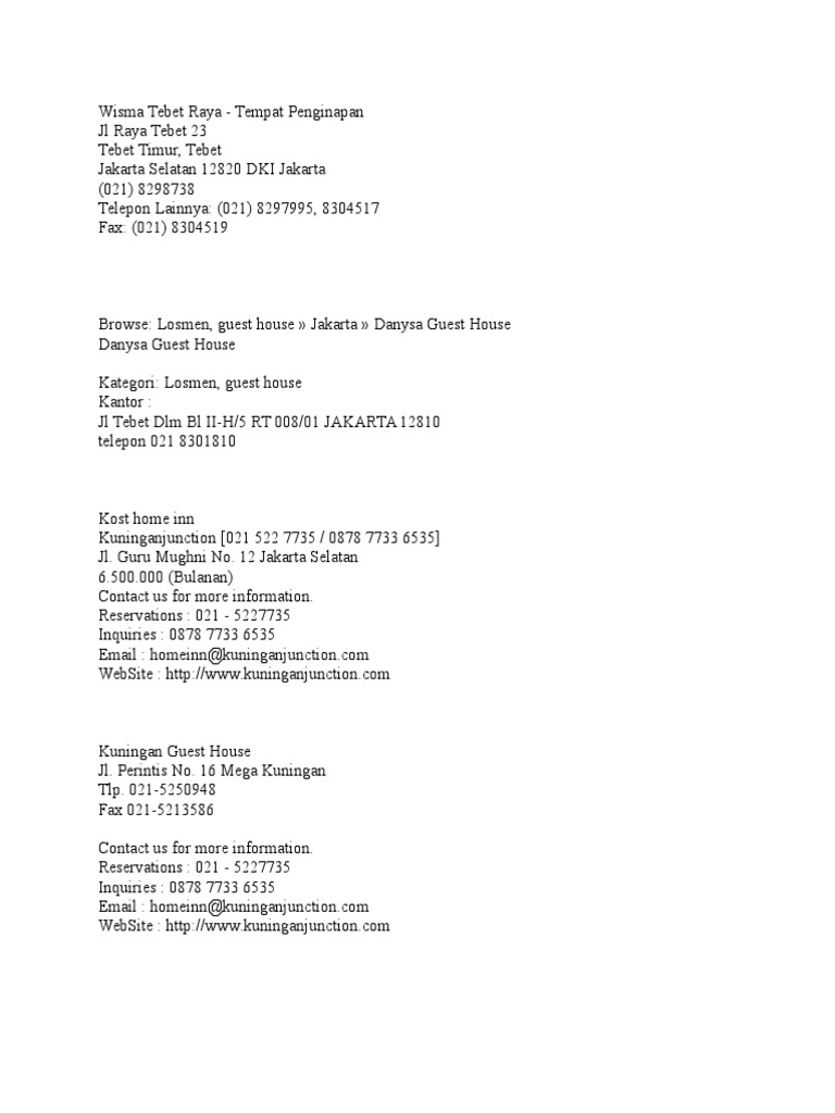 Wisma Tebet Raya | PDF