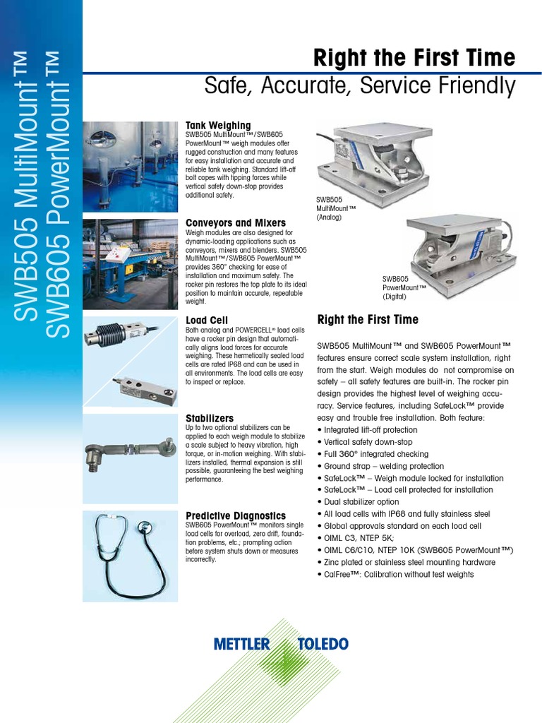 DataSheet SWB505 MultiMount SWB605 PowerMount 140201 en | PDF