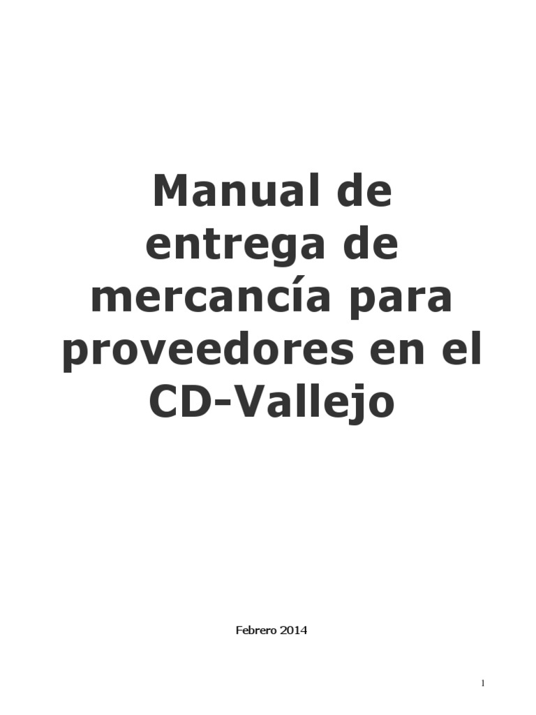 Manual Cedis Frios | PDF | Calidad (comercial) | Point and Click