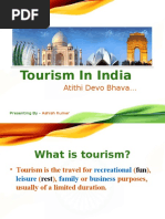 Power Point Presentation On Tourism in INDIA | PDF | Tourism | Transport