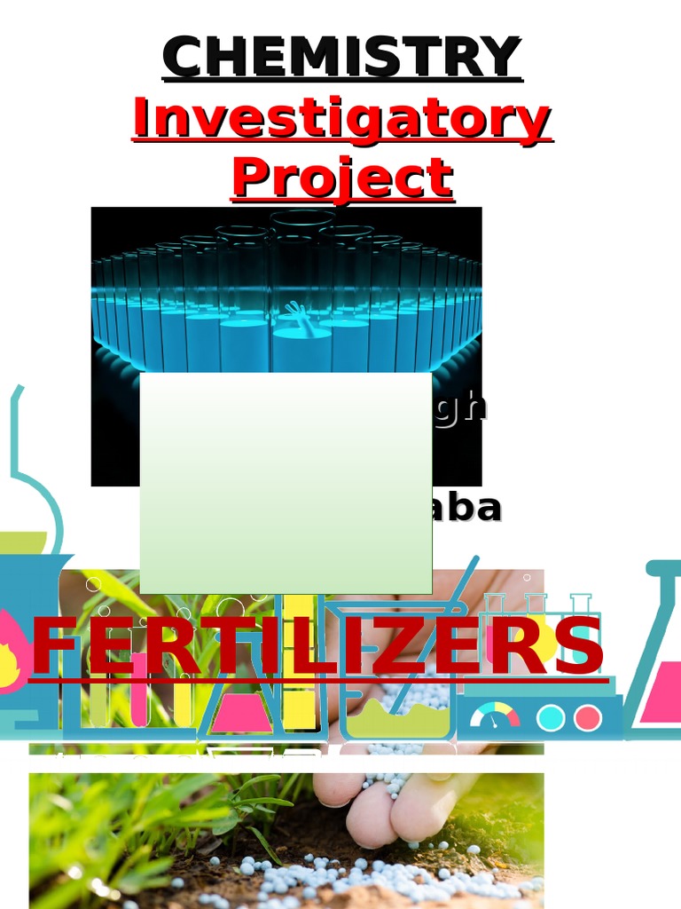 Chemistry Project On Fertilizers | PDF | Fertilizer | Phosphate