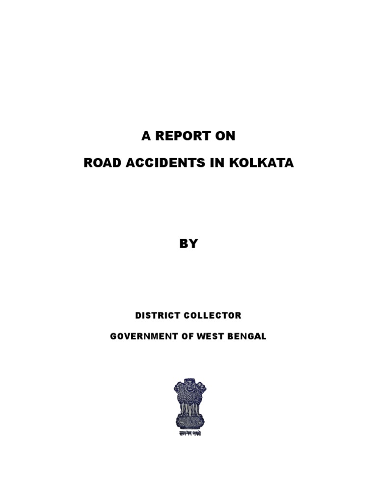 Report On Road Accidents | PDF | Traffic Collision | Traffic