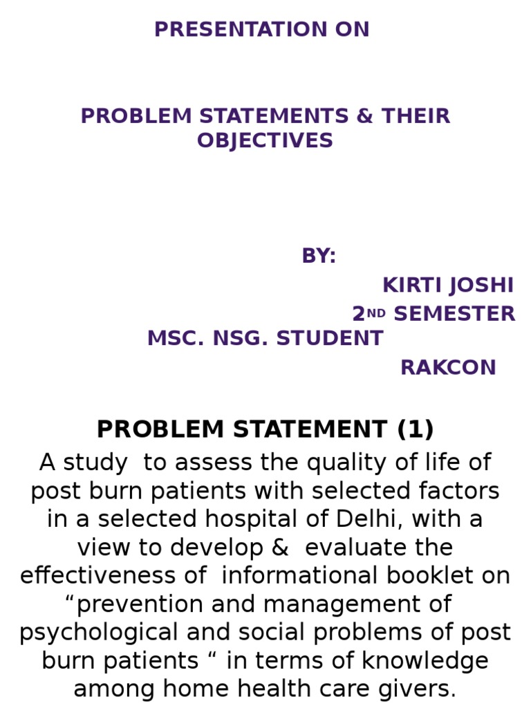 Friday Problem Statement Presentation | PDF | Preventive Healthcare ...