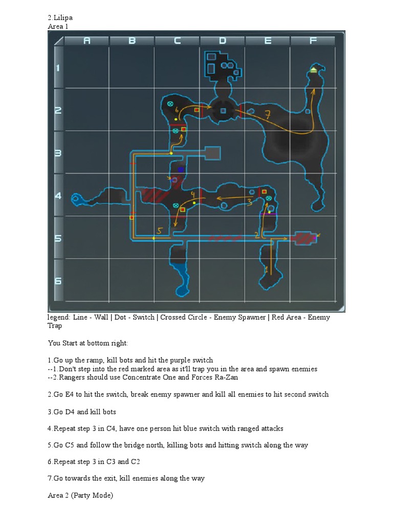 PSO2 Time Attack Quest - Lilipa Map | PDF | Leisure